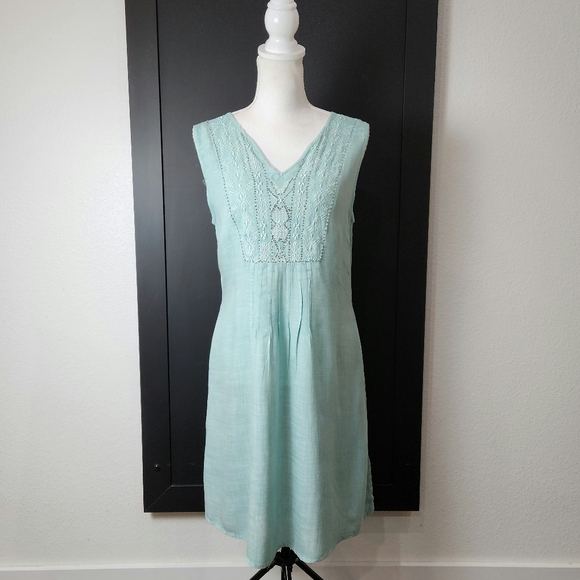 raya sun | Dresses | Raya Sun Linen Blend Embroidered Bohemian Style ...
